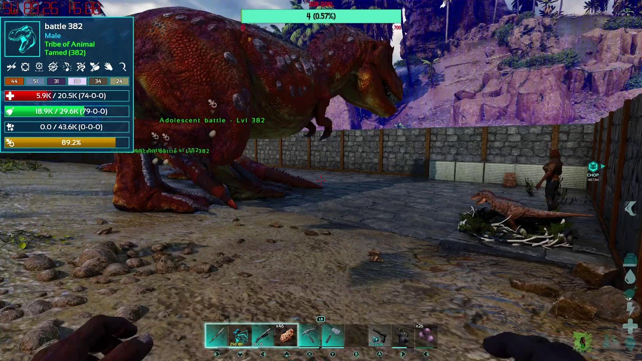 Breeding/Hatching Rex`s for King Titan Fight and more - Ark Survival ...
