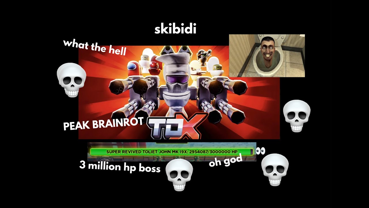 Beating new skibidi brainrot mode (Tower Defense X) - YouTube