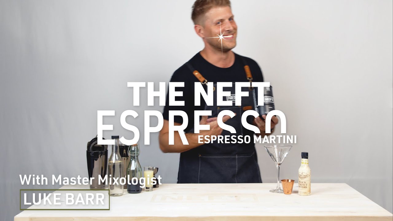 NEFT Espresso Martini Cocktail - OZ - YouTube