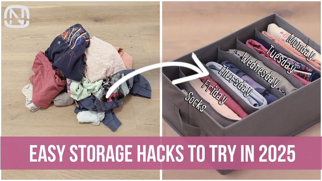 5 Simple STORAGE IDEAS to Organize Your Home - YouTube