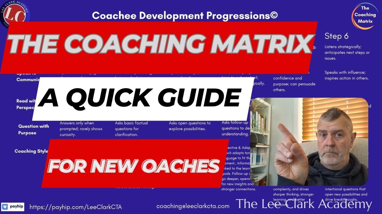 The Coaching Matrix Free Download - YouTube
