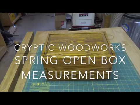 Spring Open Box Measurements - YouTube