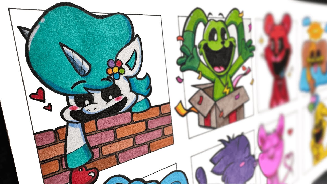 Drawing Secret Love Couples Smiling Critters 2 of 2 - YouTube