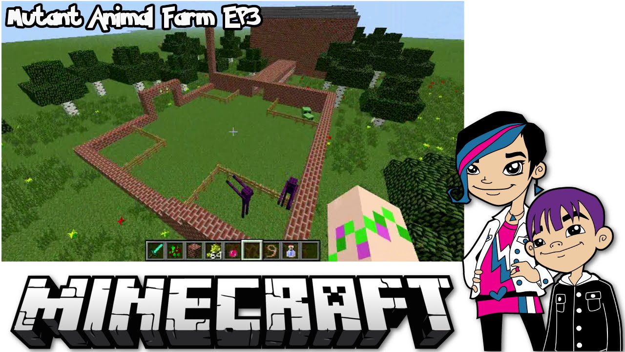 Minecraft Monday EP41 - Mutant Animal Farm PT3 - Creative with Mod ...