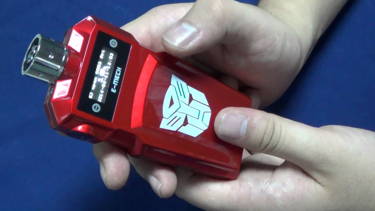 30W Everzon Dovpo E-Mech Transformers Mod, Touch Screen Operation - YouTube