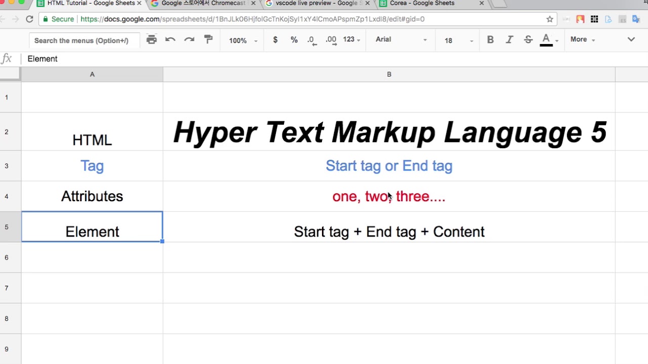WEB 006 - HTML Element - YouTube