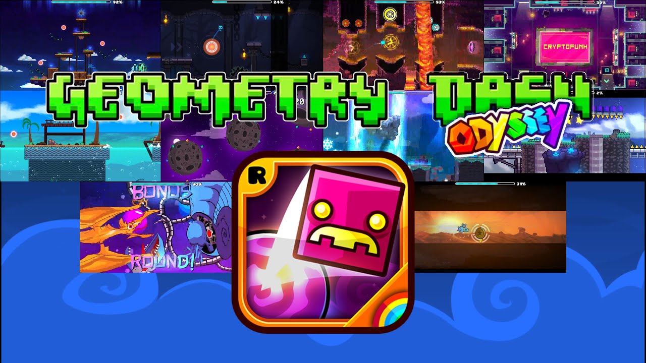 Geometry Dash Odyssey FULL GAME with ALL COINS - YouTube