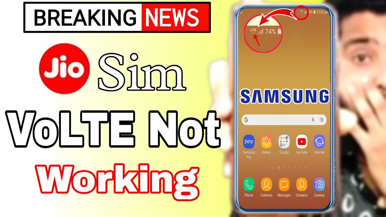 Jio Sim Volte Problem Solution | Jio Volte Not Showing Samsung | How To ...