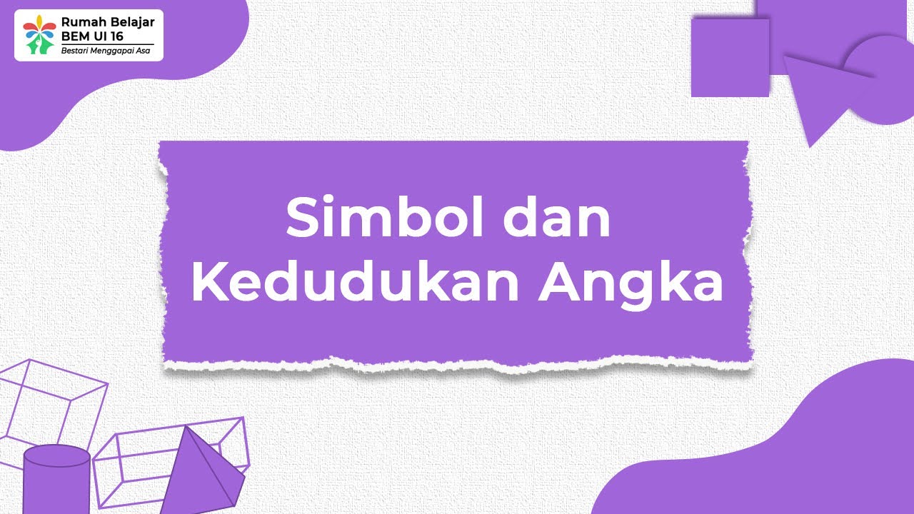 Kelas 1 - Matematika - Simbol & Kedudukan Angka - Pertemuan 2 - YouTube