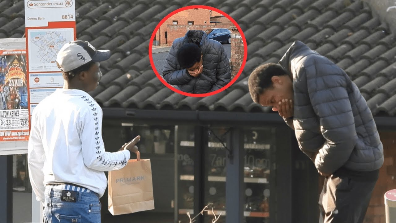 Fake Falling Head Illusion Prank - YouTube
