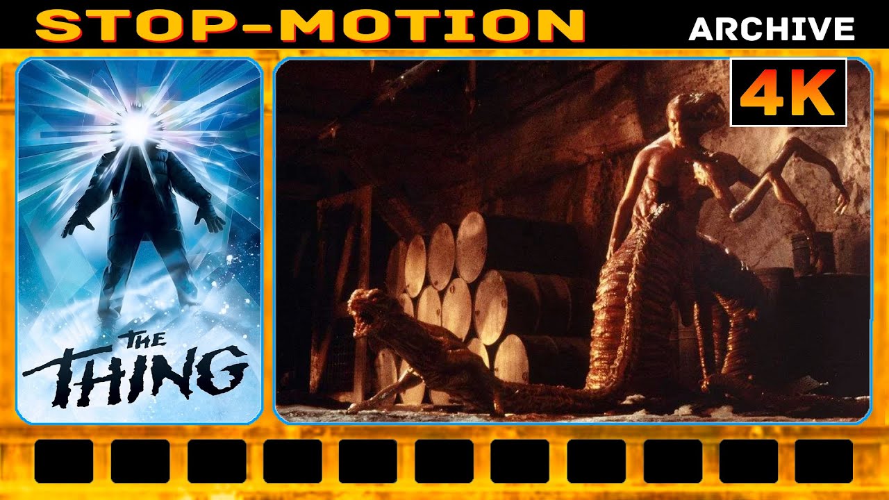 The Thing (1982) Stop-Motion shots 4K - YouTube