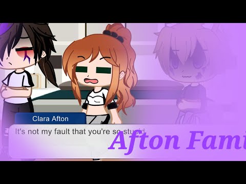 William meets Clara's ex Boyfriends/Pt.1/William X Clara/Afton Family/ #FNAF #GachaClub
