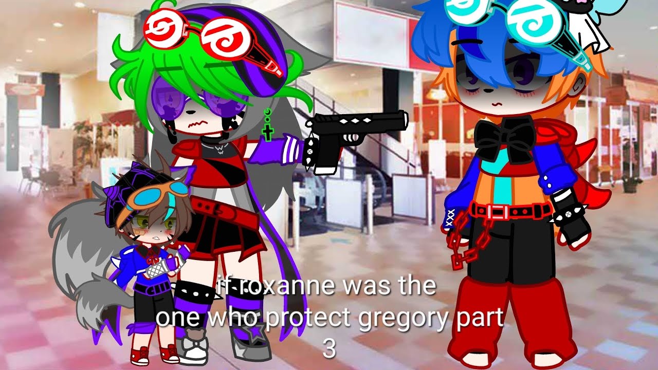 if roxanne was the one who protect gregory part 3 #gacha #fnaf # ...