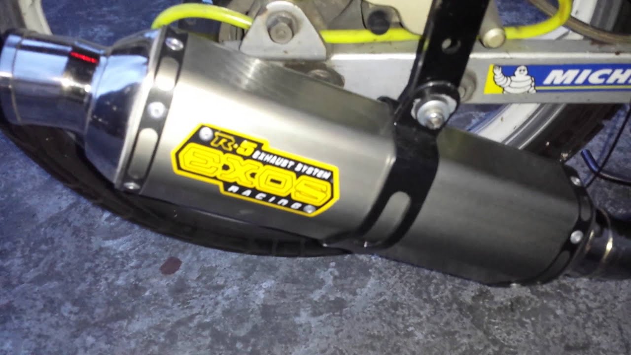 Exos pipe suzuki smash 115 - YouTube