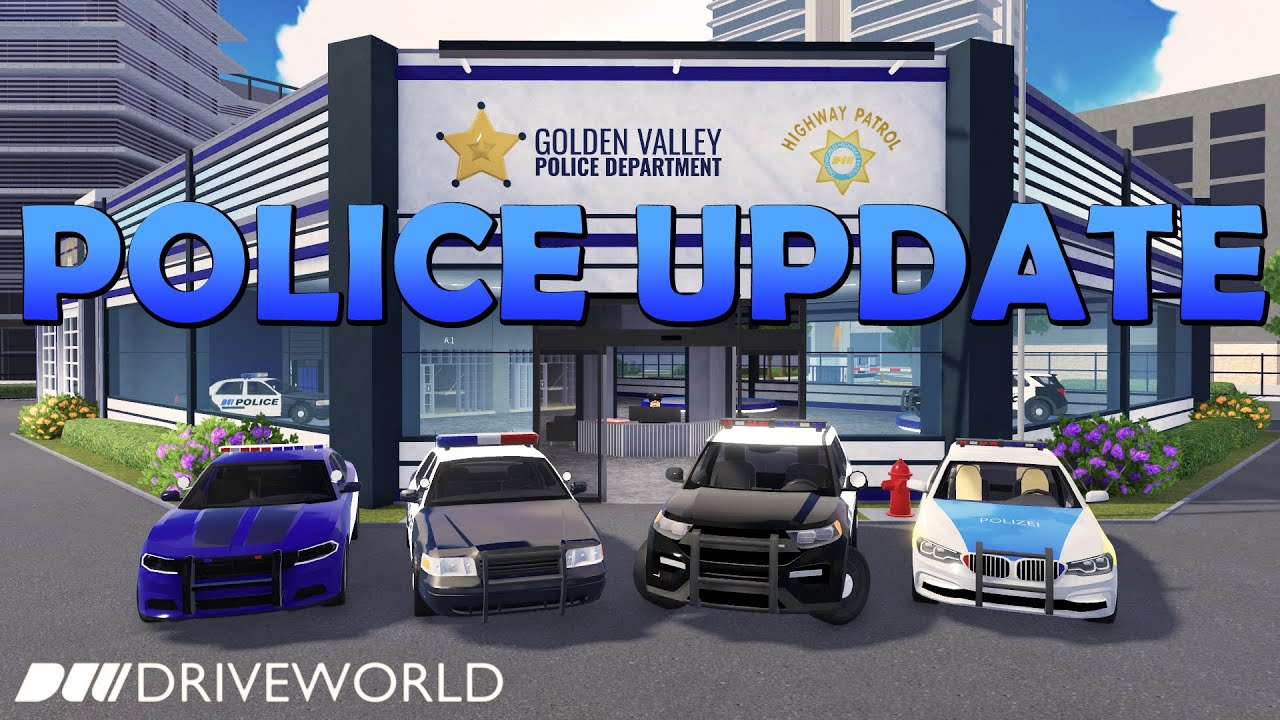New Police Update in Drive World! Police Gamepass, 3 New Cars & More ...