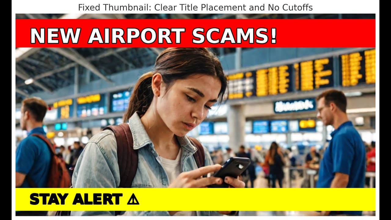 BEWARE Of These New Airport Scams In 2025 - Stay Alert! - YouTube