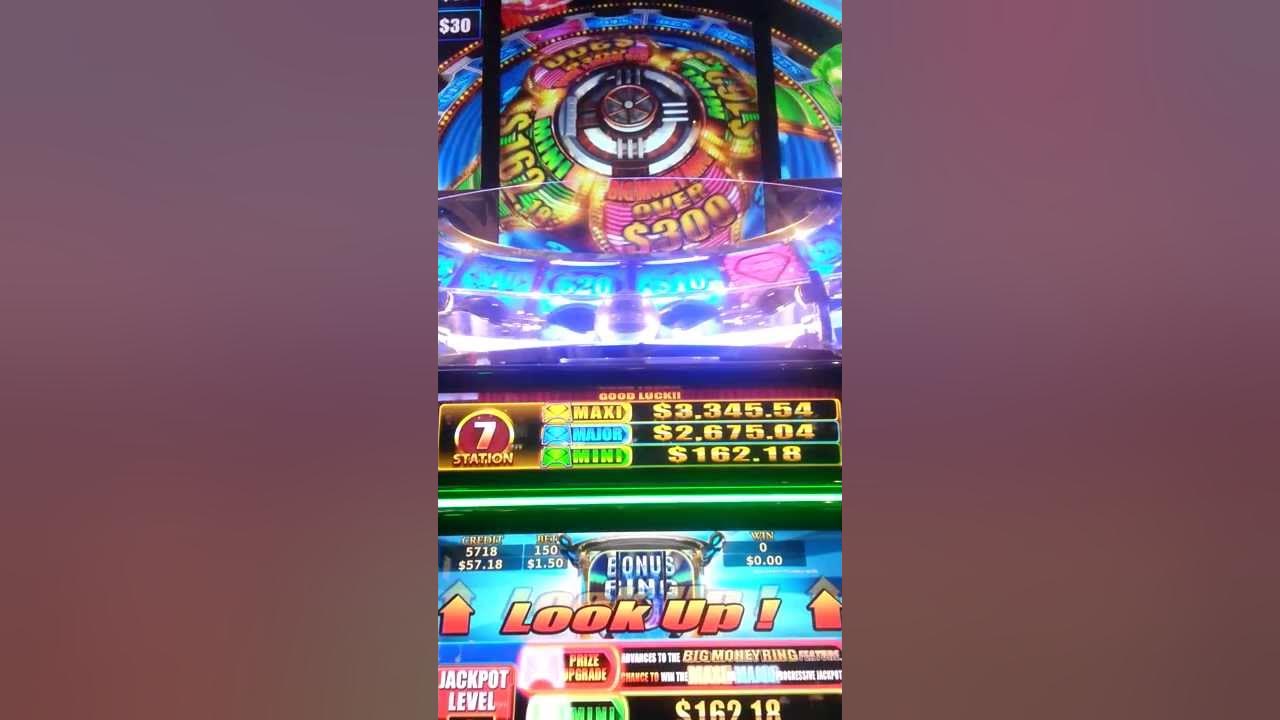 HUGE Bonus Win - Konami Titan 360 Slot Machine @ Harrah's AC - YouTube