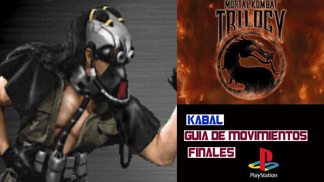Mortal Kombat Trilogy: Guía de Movimientos Finales Kabal (PS1) - YouTube