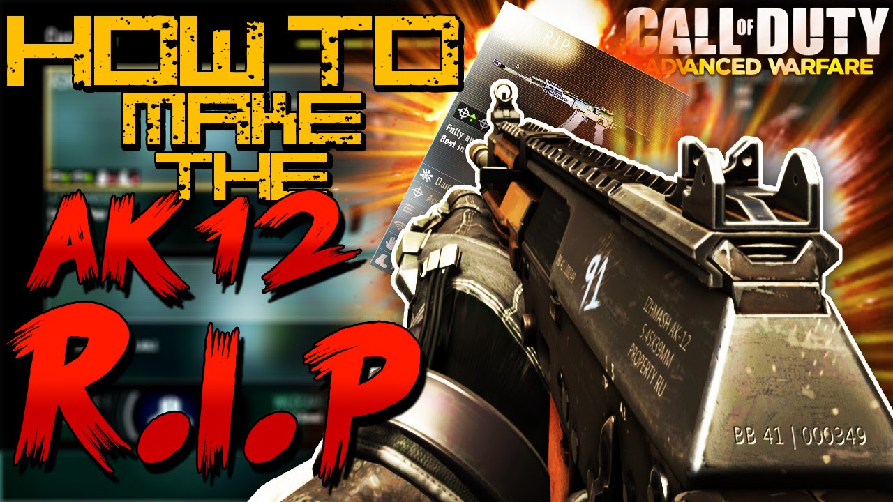 COD AW: How To MAKE The AK 12 RIP ELITE Variant (COD AW AK 12 Best ...