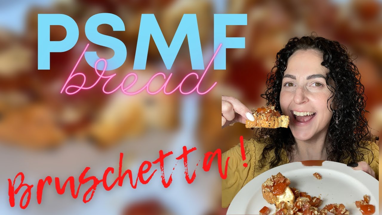 Brushetta made with PSMF bagettes | PSMF recipes | PSMF bread | PSMF ...