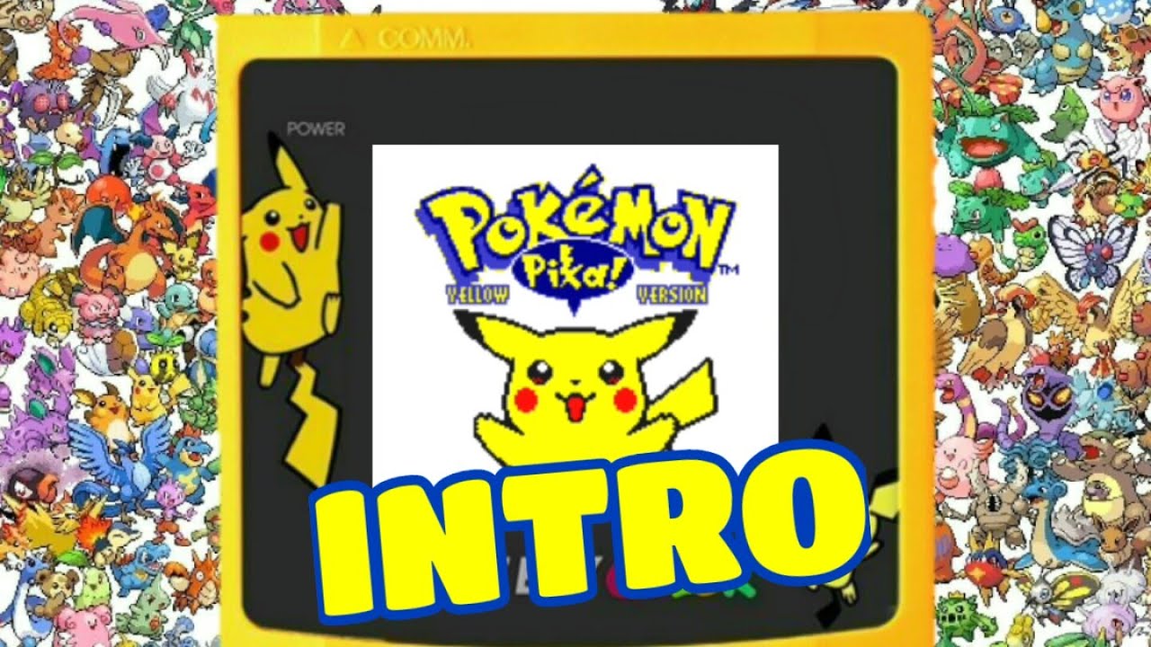 Pokémon yellow intro - YouTube