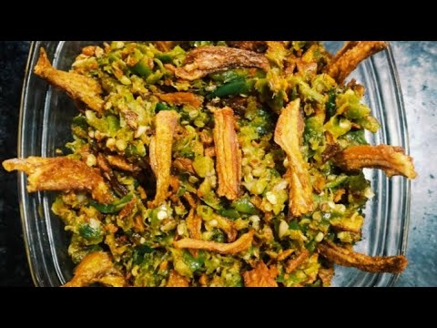 Bombil Ka thesa (bombil & green chilly chutney). - YouTube