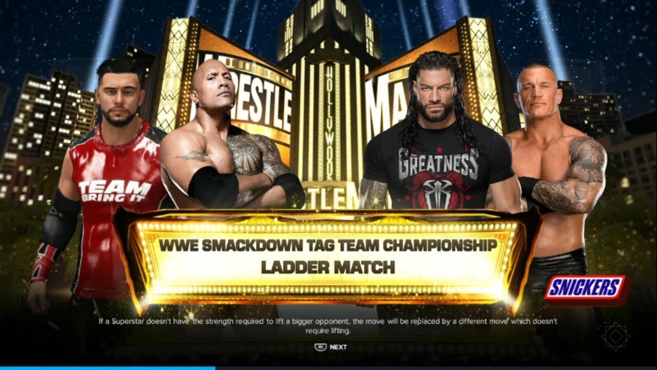 Wwe SmackDown Tag Team Championship Ladder Match - YouTube