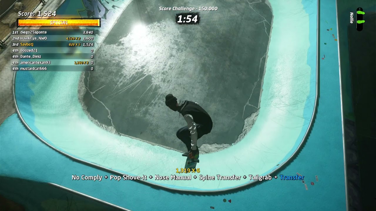 Tony Hawk's Pro Skater 1+2 - Jam Multiplayer: Score Challenge (Burnside ...