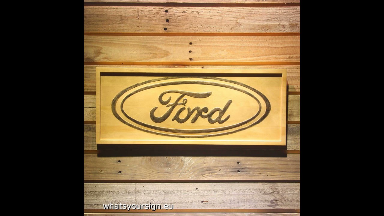 Ford Wood Sign - YouTube