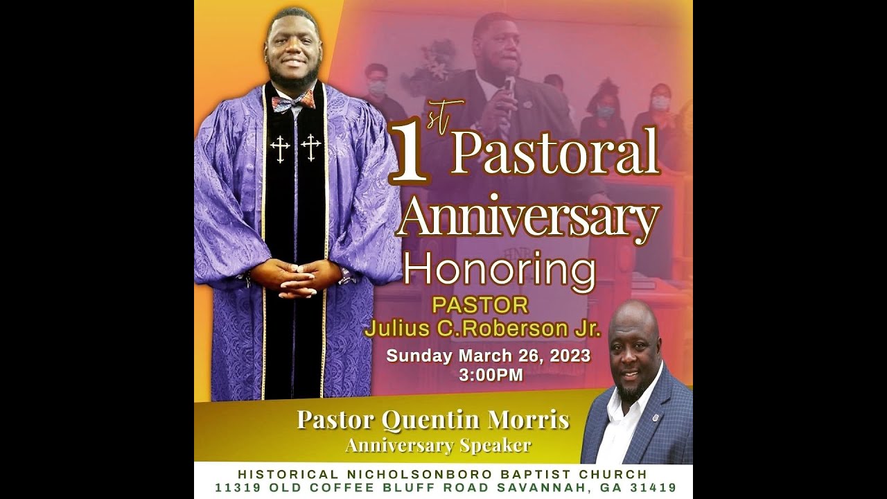 HNBC EXPERIENCE PASTOR JULIUS AND LADY ASHLEY 1ST PASTORAL ANNIVERSARY ...