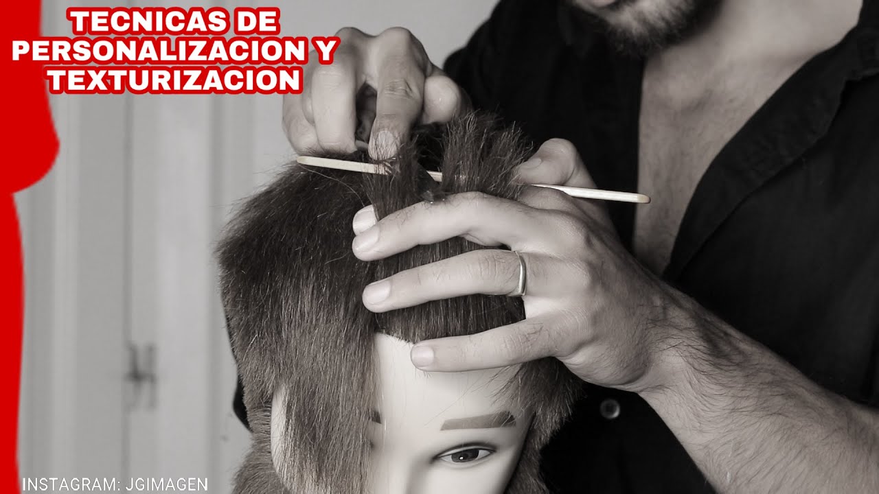 como TEXTURIZAR el cabello tecnicas de PERSONALIZACION [TUTORIAL] - YouTube