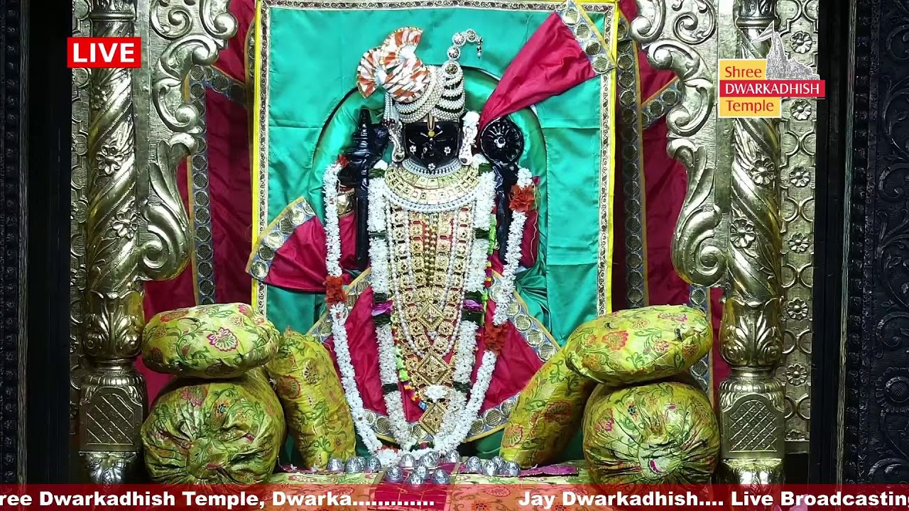 Live Darshan- Shree Dwarkadhish Temple Dwarka- Official Channel - YouTube