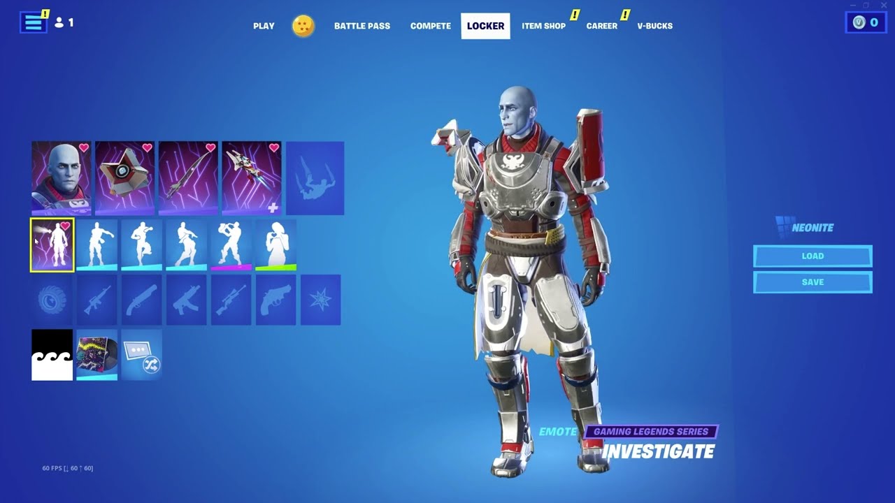 FORTNITE DESTINY 2 EMOTE "INVESTIGATE" - YouTube