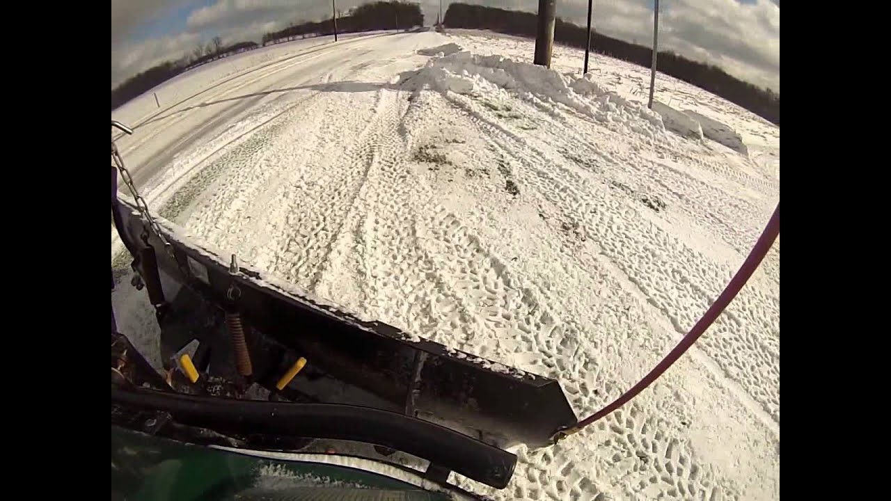 DEEP SNOW PLOWING WITH THE POLARIS - YouTube