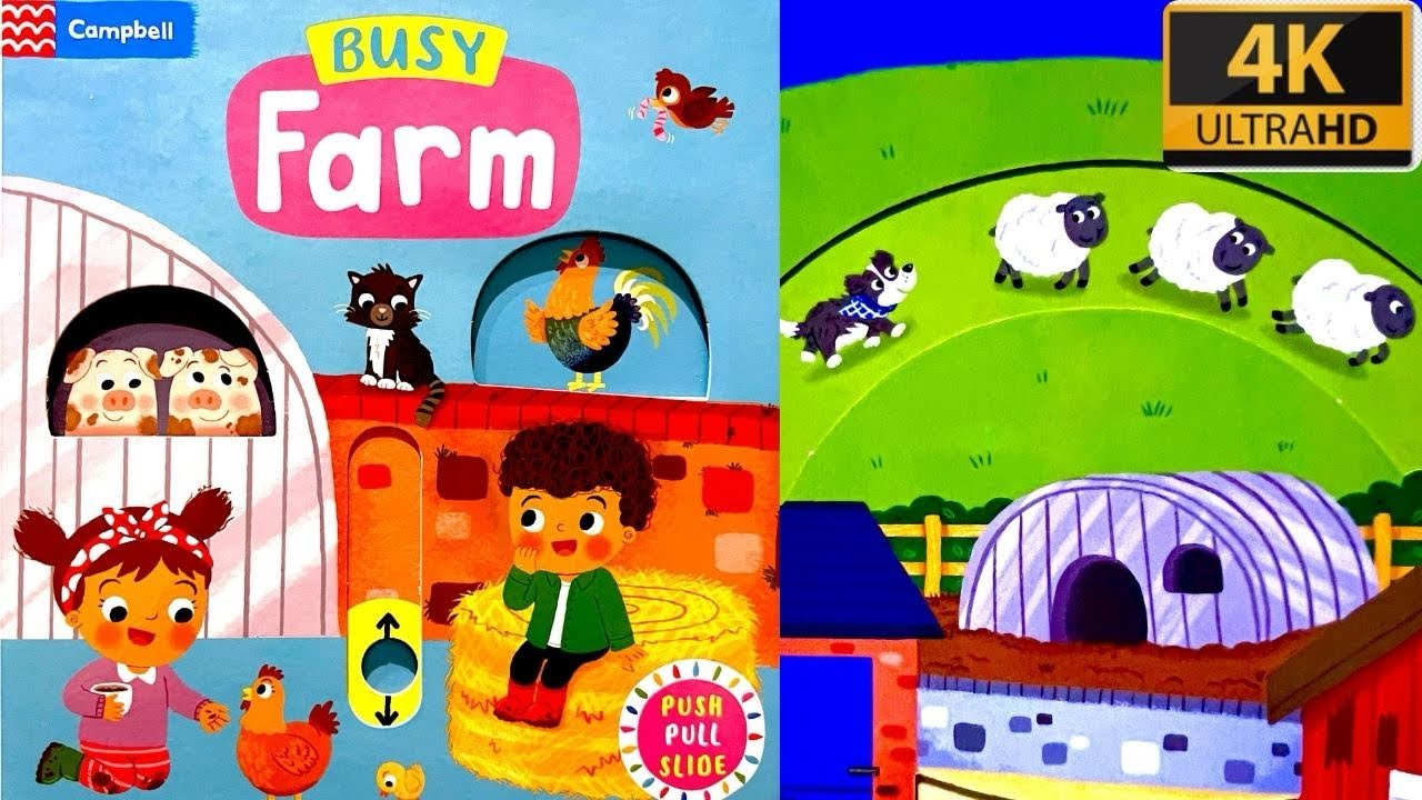 Bedtime Story - Busy Farm by Campbell - 4K - YouTube