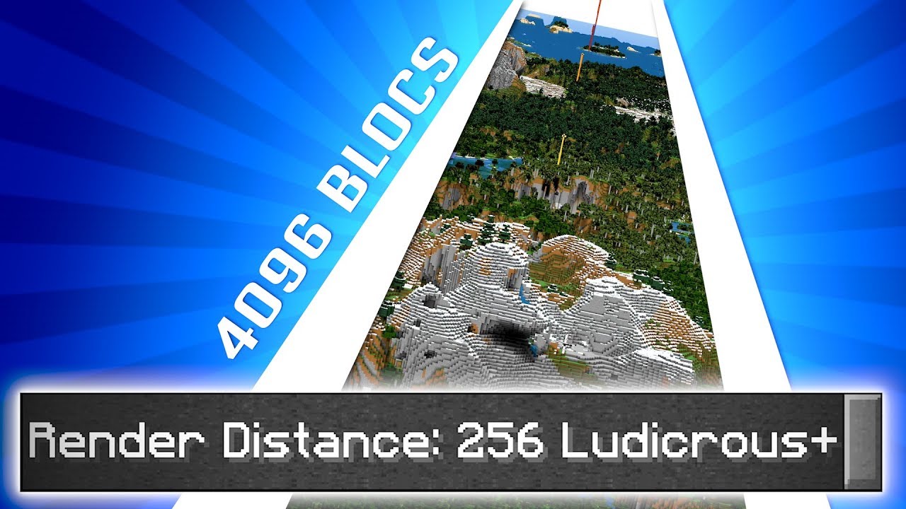 256 Chunks de Rendu dans Minecraft ! - YouTube