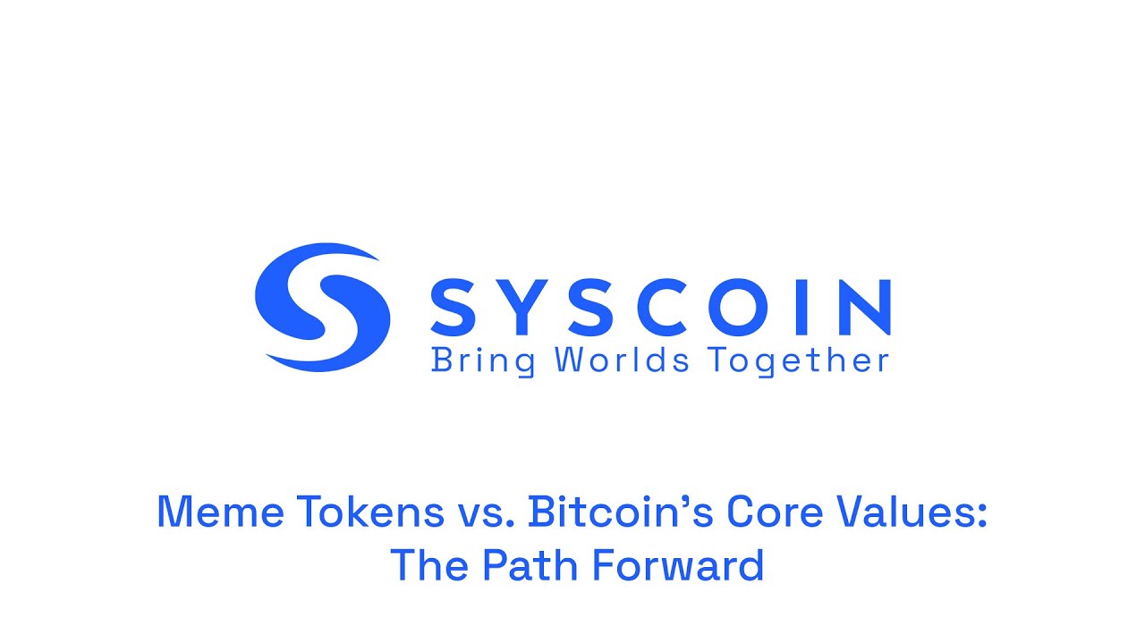 Meme Tokens vs. Bitcoin's Core Values: The Path Forward - YouTube