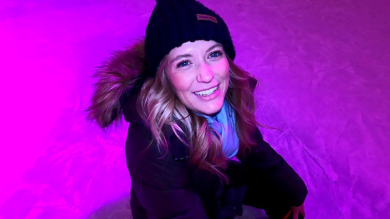 Ice Skating Outside | Who fell first? - YouTube