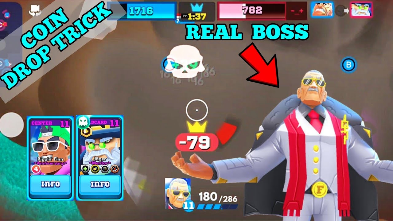 rain of coins in frag pro shooter | THE BOSS 😎 🃏💳 - YouTube