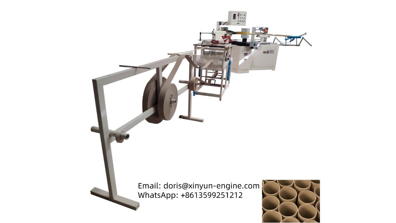 High Quality Automatic Toilet Paper Core Making Machine - YouTube