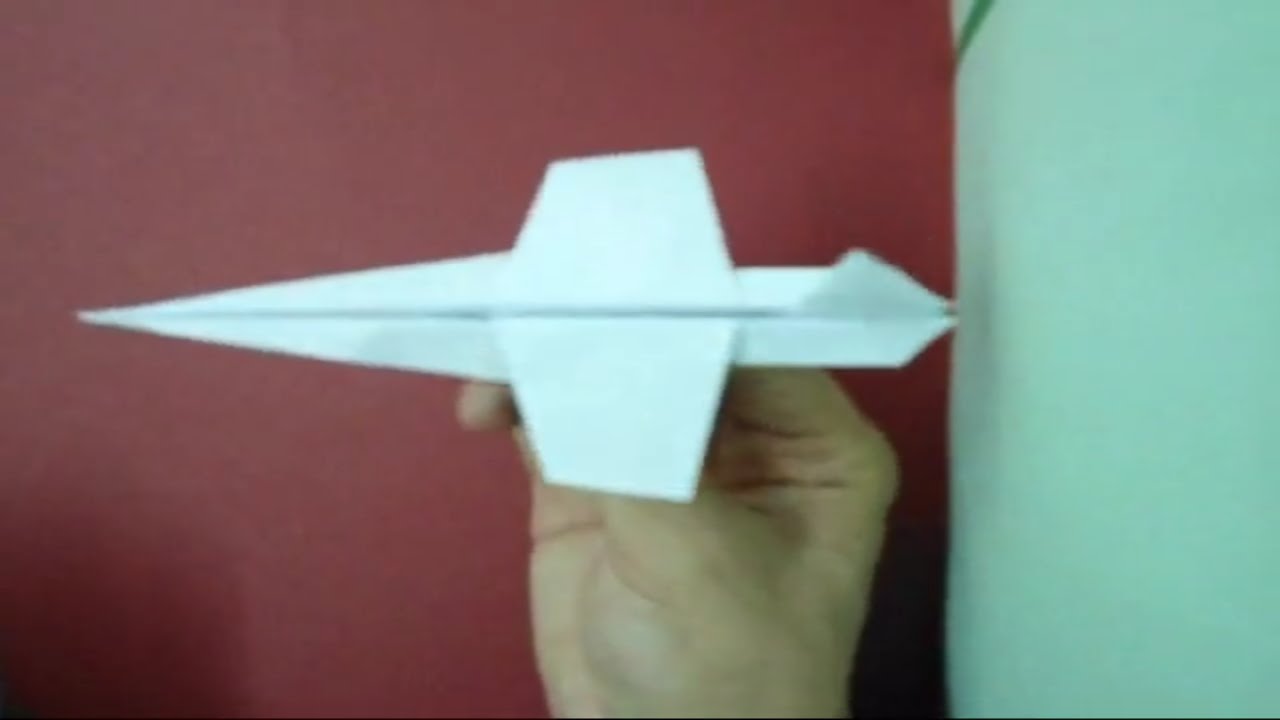 How to make easy origami plane - YouTube
