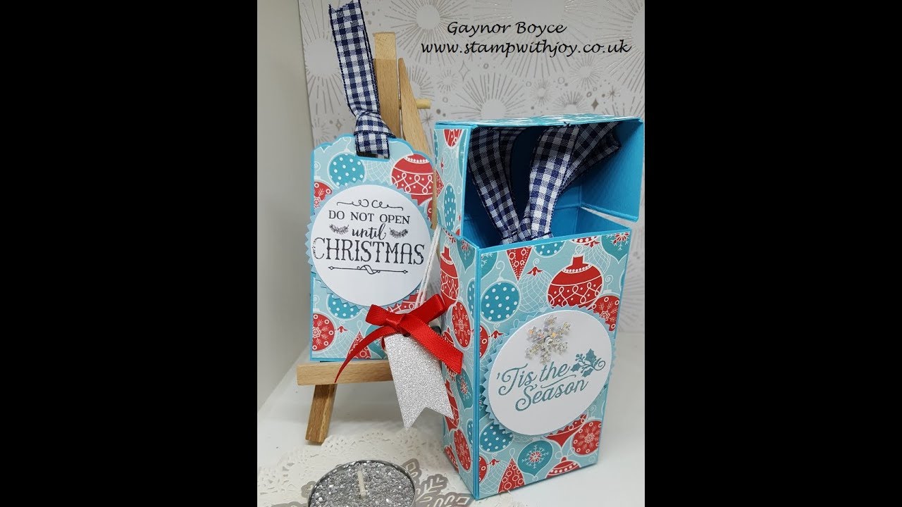 Gift Box & Tags Tutorial - YouTube