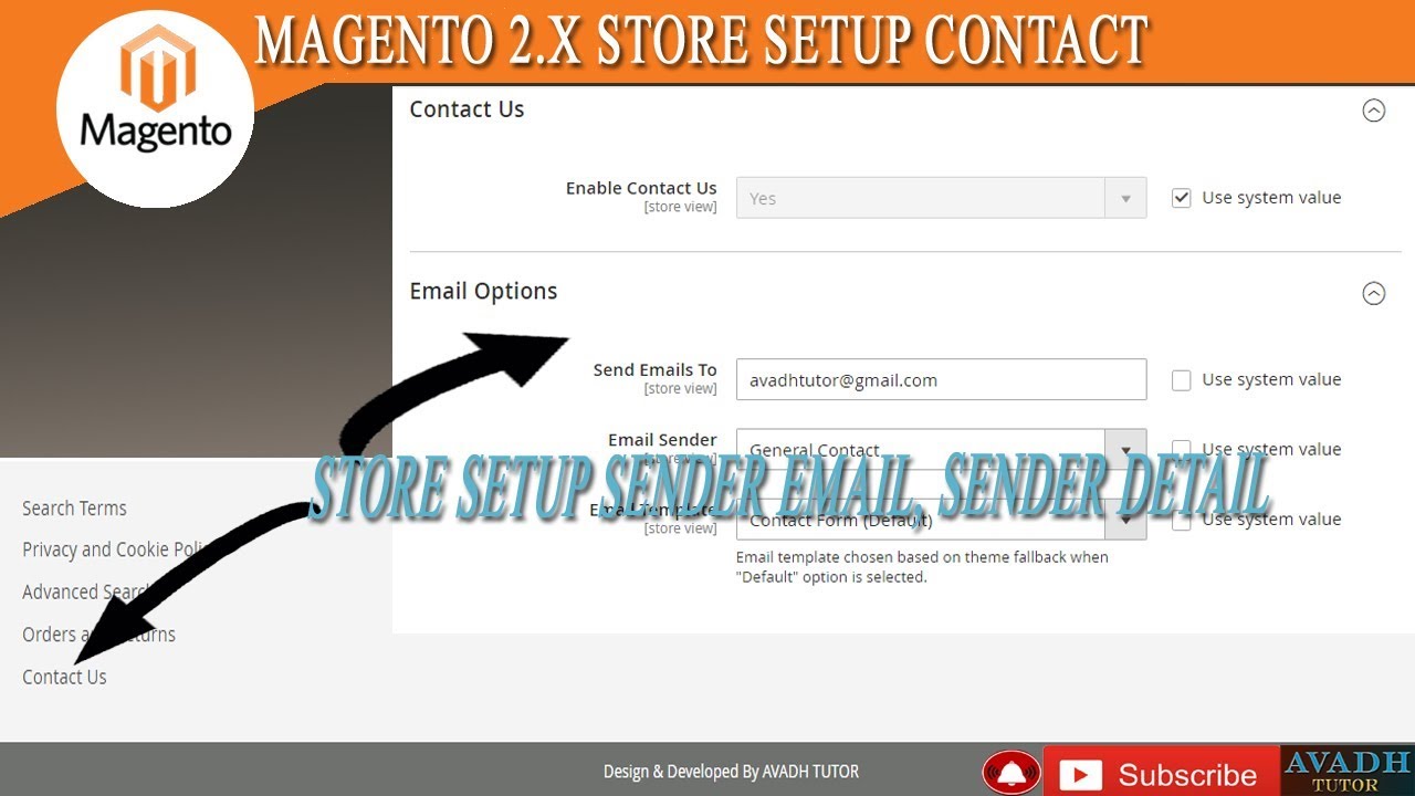 magento store setup contact || how to setup my contact in magento 2 ...