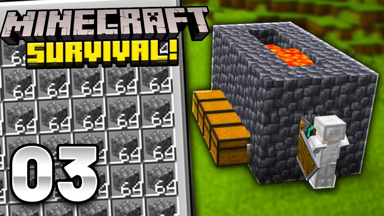 Farm De Pedregulho Muito Útil Minecraft Survival Youtube