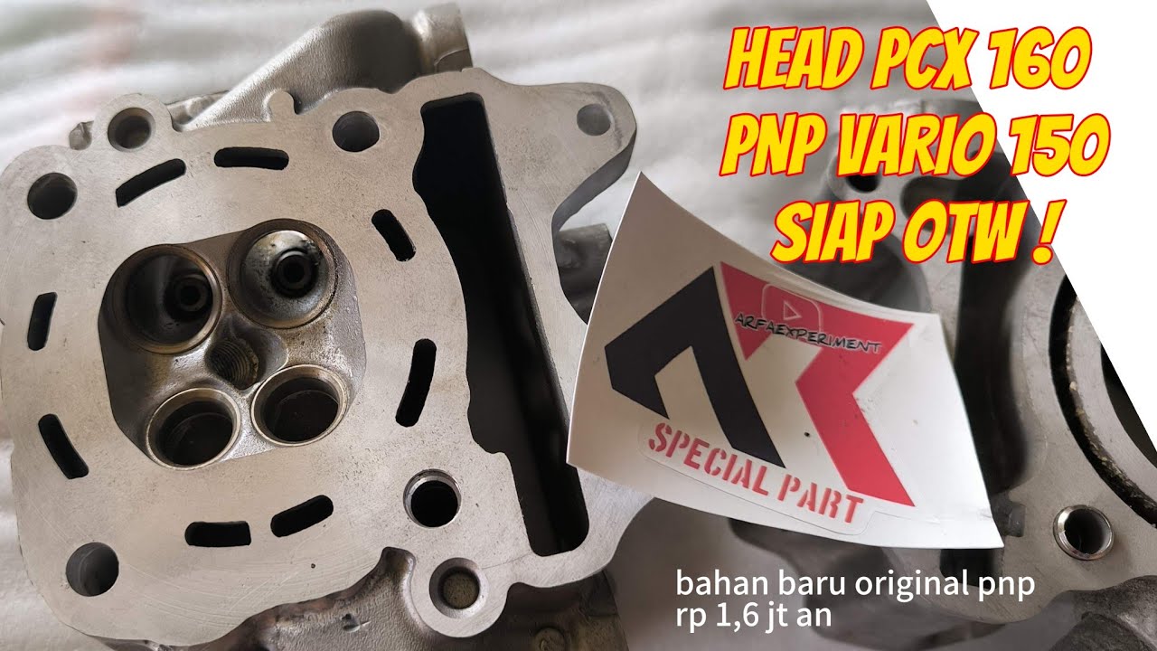 Head PCX 160 pnp Vario 150 siap kirim lagi, bahan baru original - YouTube