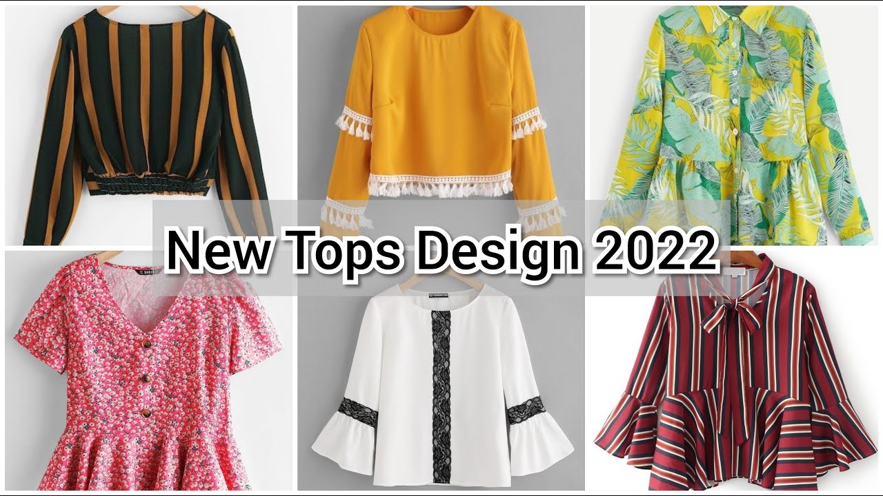 Summer New Design of Ruffle Tops 2022 Girls | Girls New Ruffle Tops ...
