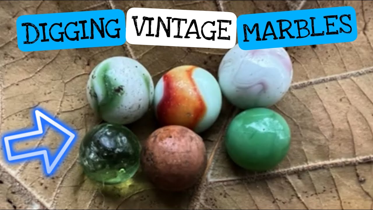 Digging Vintage Marbles and Bottles! Archaeology in the Woods. Must ...