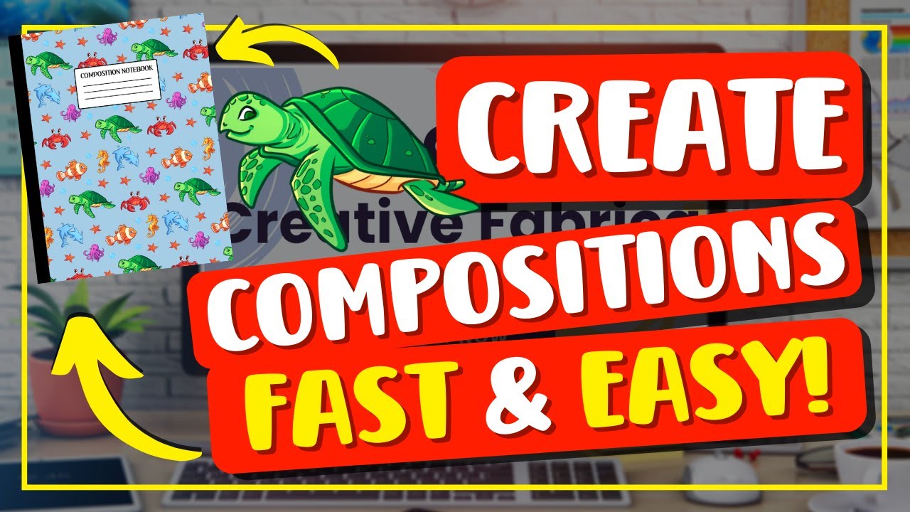 How To Create A Composition Notebook Cover For KDP Fast and Easy Using ...