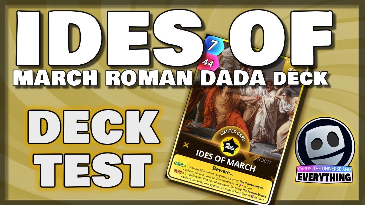 New Card Test Ides Of March - Cards Universe & Everything - YouTube