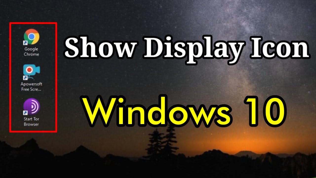 How To Display Icon On Desktop Display Icon Settings YouTube How To Display Icon On Desktop Display Icon Settings YouTube